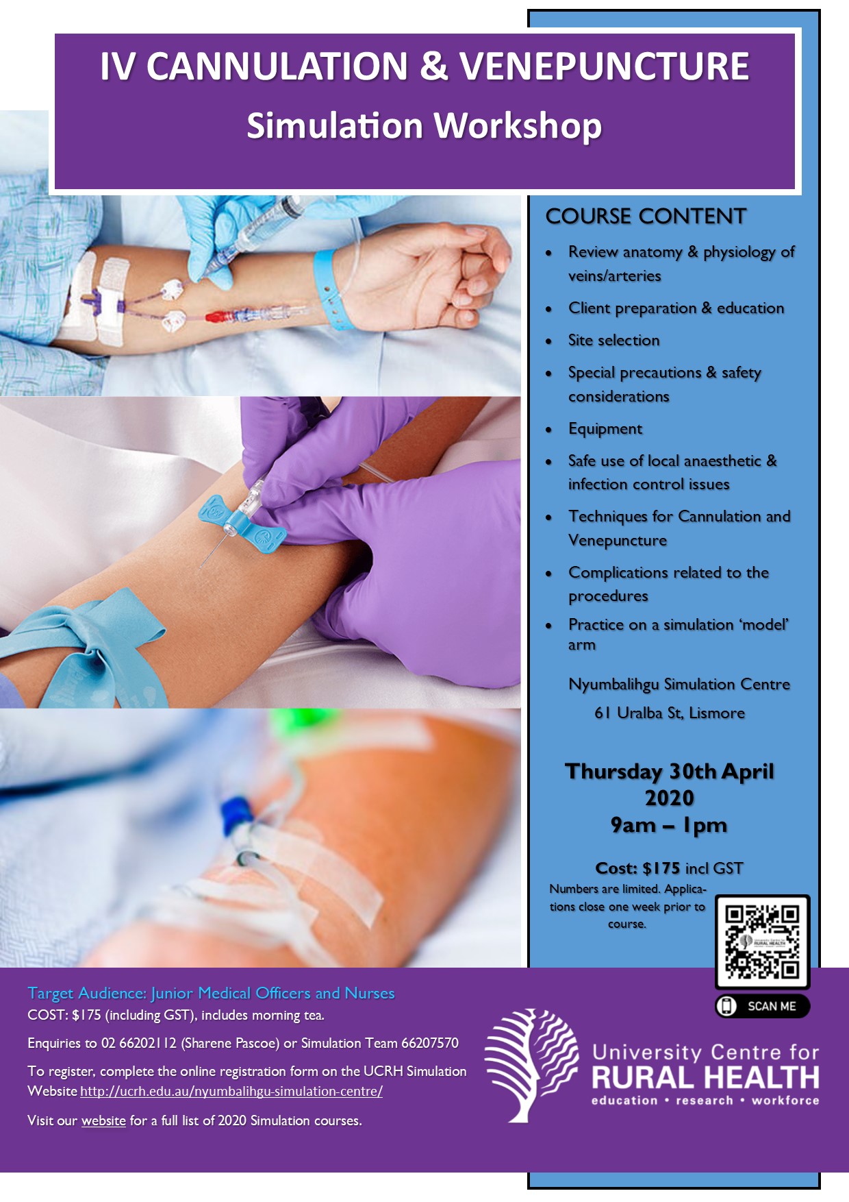 University Centre for Rural Health | IV Cannulation and Venepuncture ...